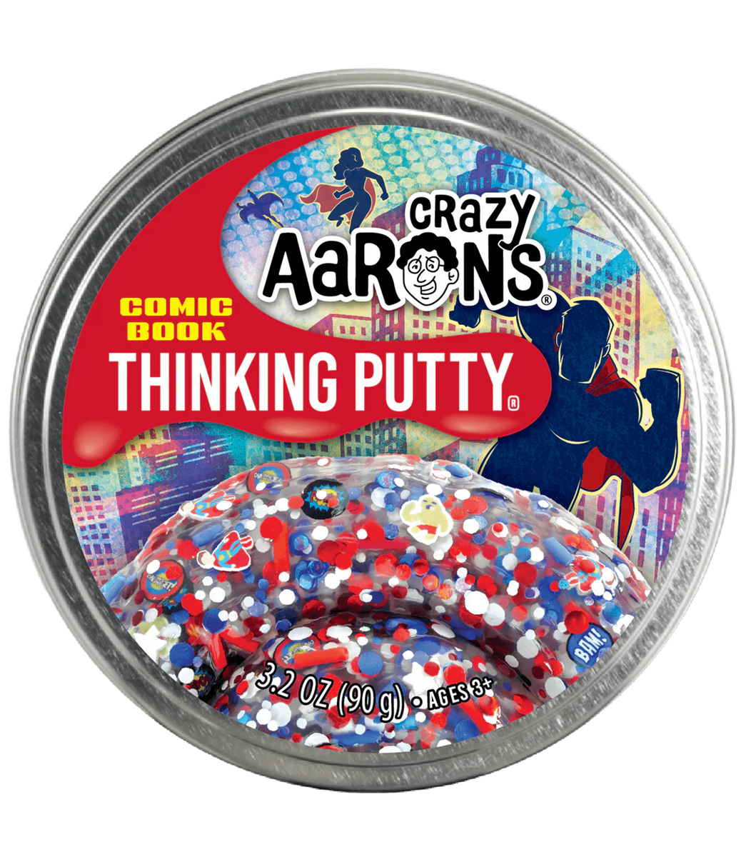 Crazy Aaron's Comic Book Thinking Putty – Plato's Wonder. Create. Discover