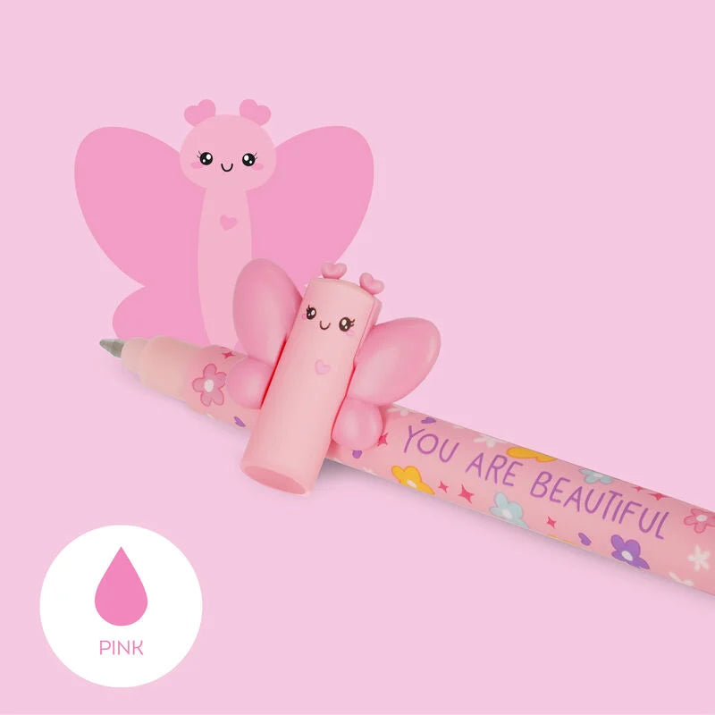 Legami Erasable Pen Butterfly Pink Ink – Plato's Wonder. Create. Discover