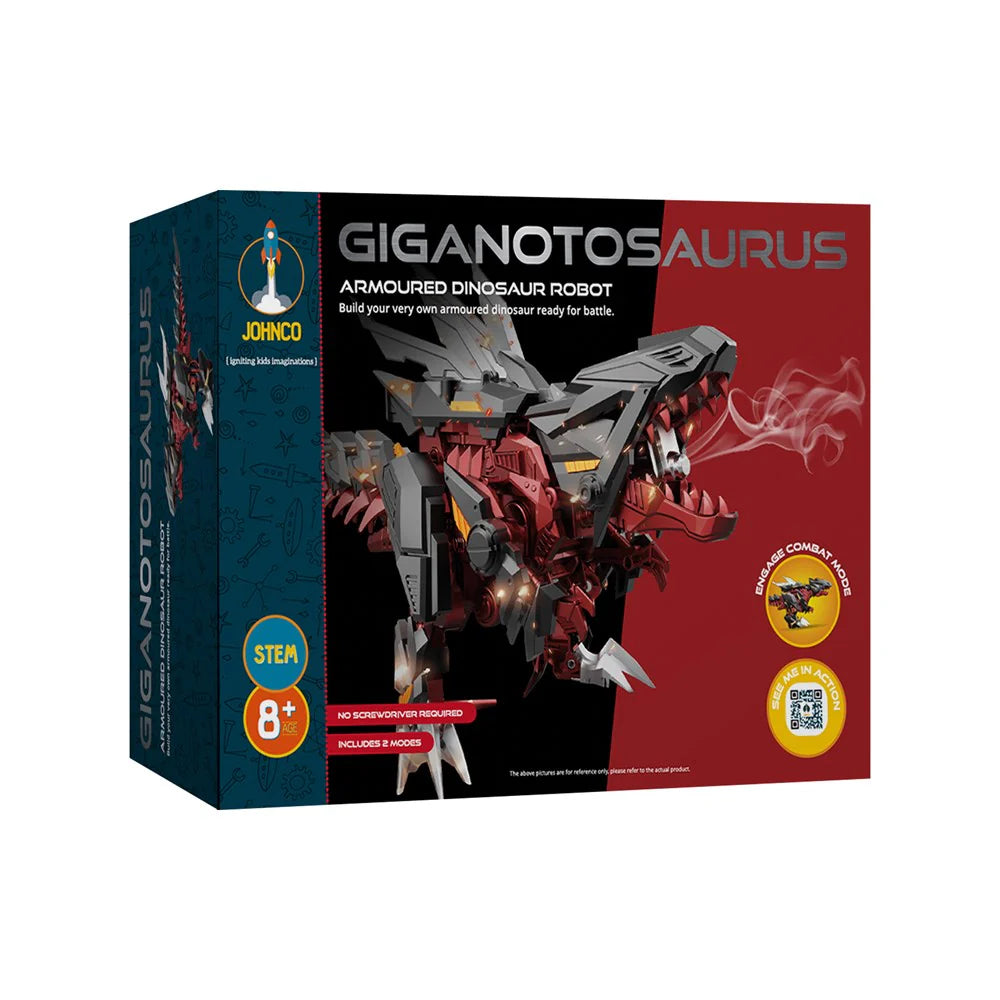 Johnco Giganotosaurus Armoured Dinosaur Robot – Plato's Wonder. Create ...