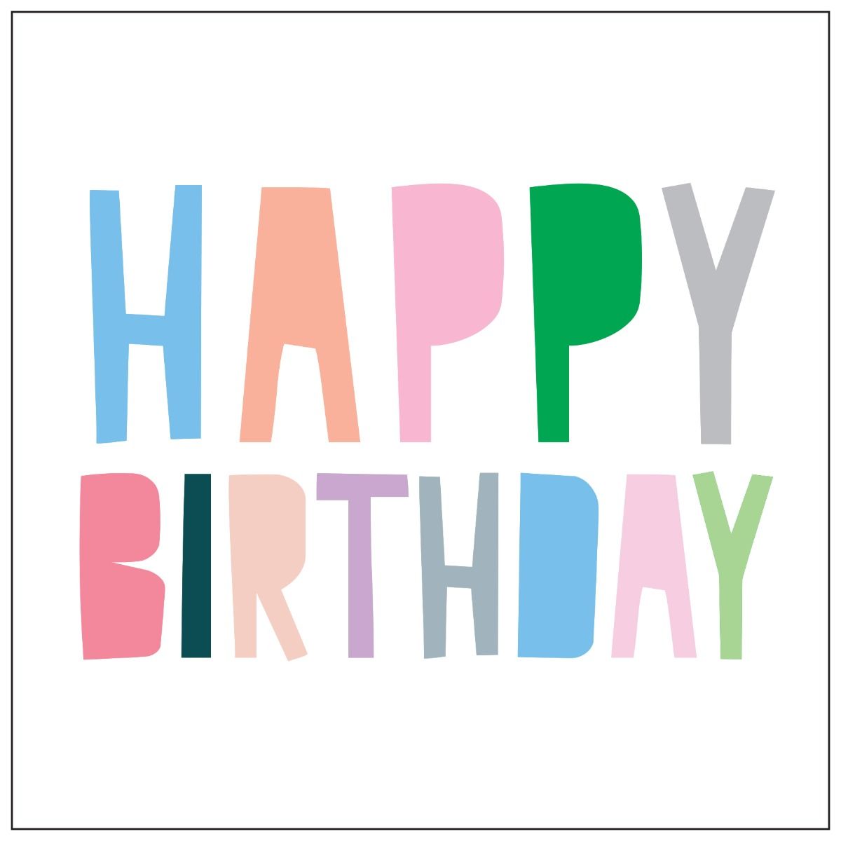 Rhicreative Happy Birthday Greeting Card – Plato's Wonder. Create. Discover
