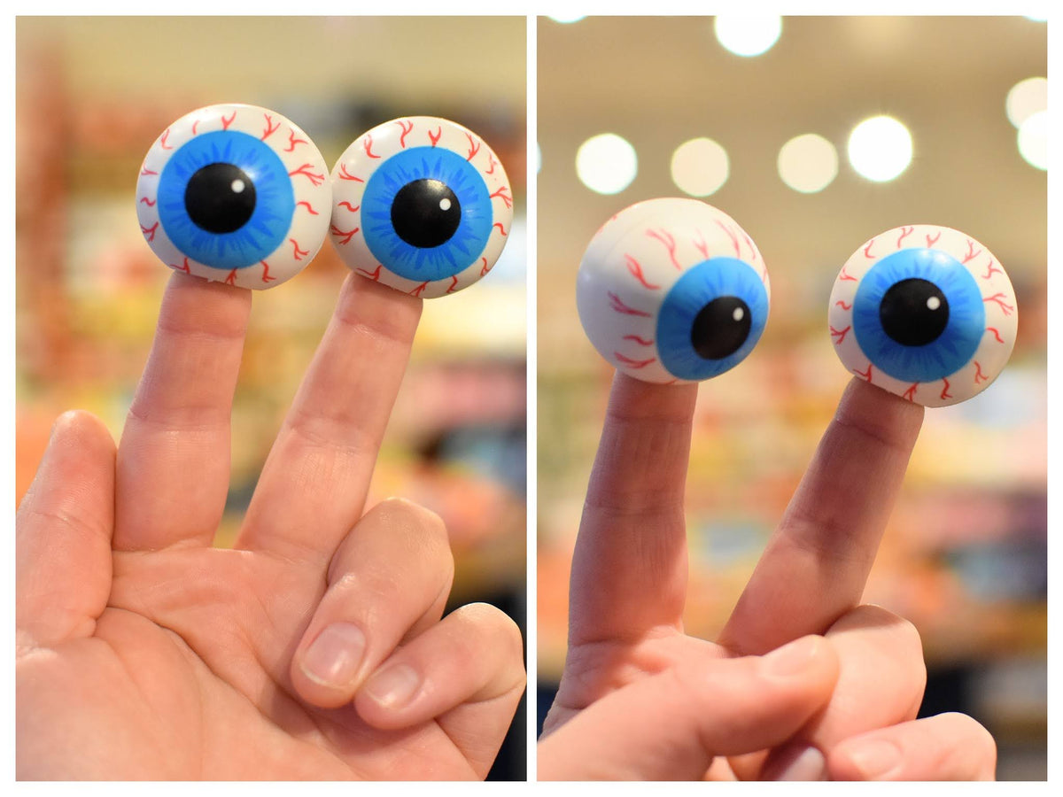 Finger Puppet Eyeball Assorted Colours – Plato's Wonder. Create. Discover