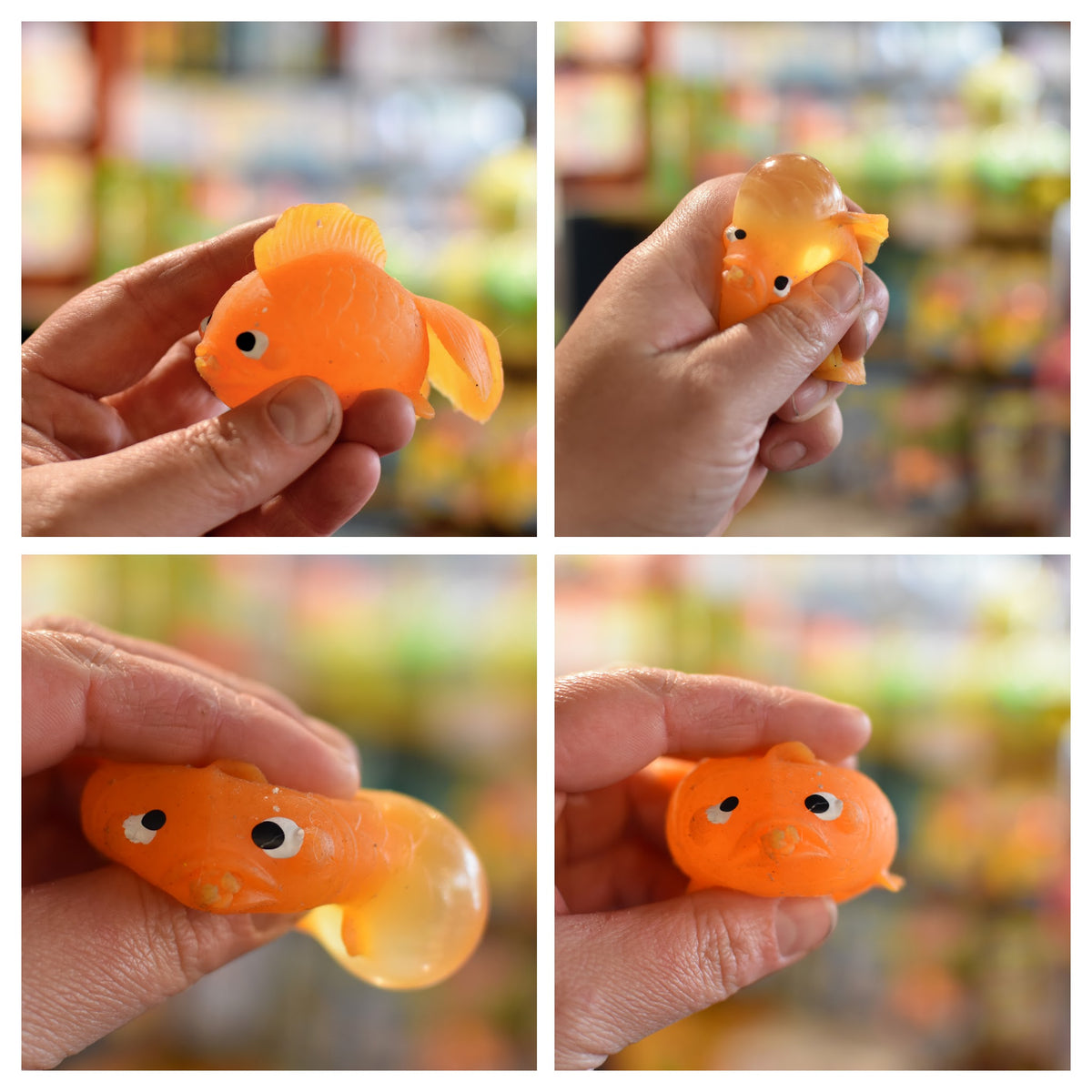 Squishy Water Splat Goldfish Sensory Toy – Plato's Wonder. Create. Discover