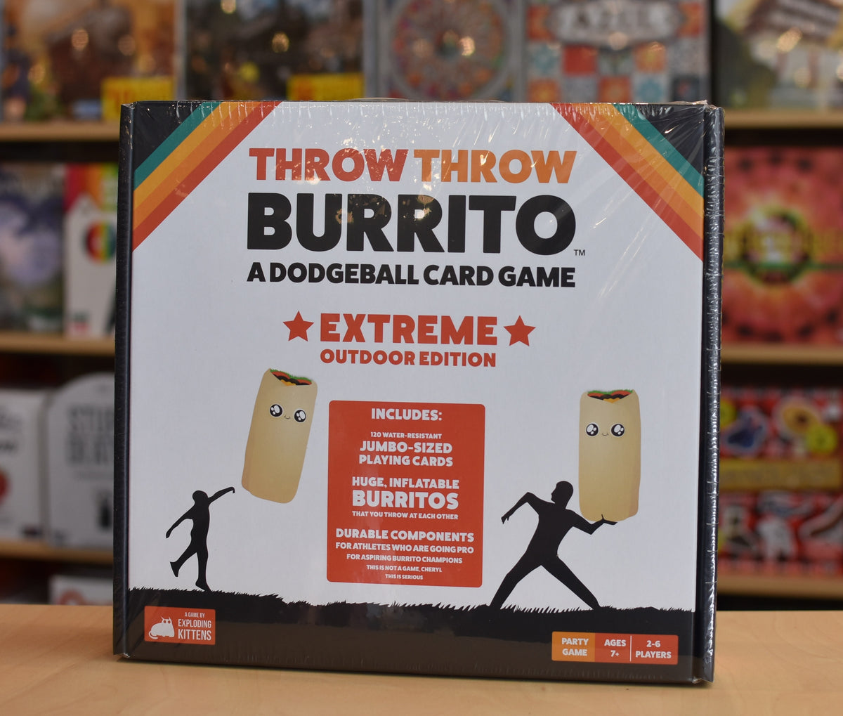 Throw Throw Burrito Board Game Extreme Outdoor Edition – Plato's Wonder ...