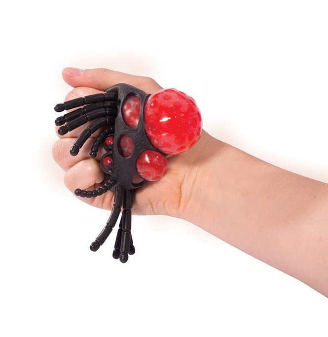 Black Gel Orb Filled Squishy Spider Sensory Toy – Plato's Wonder ...